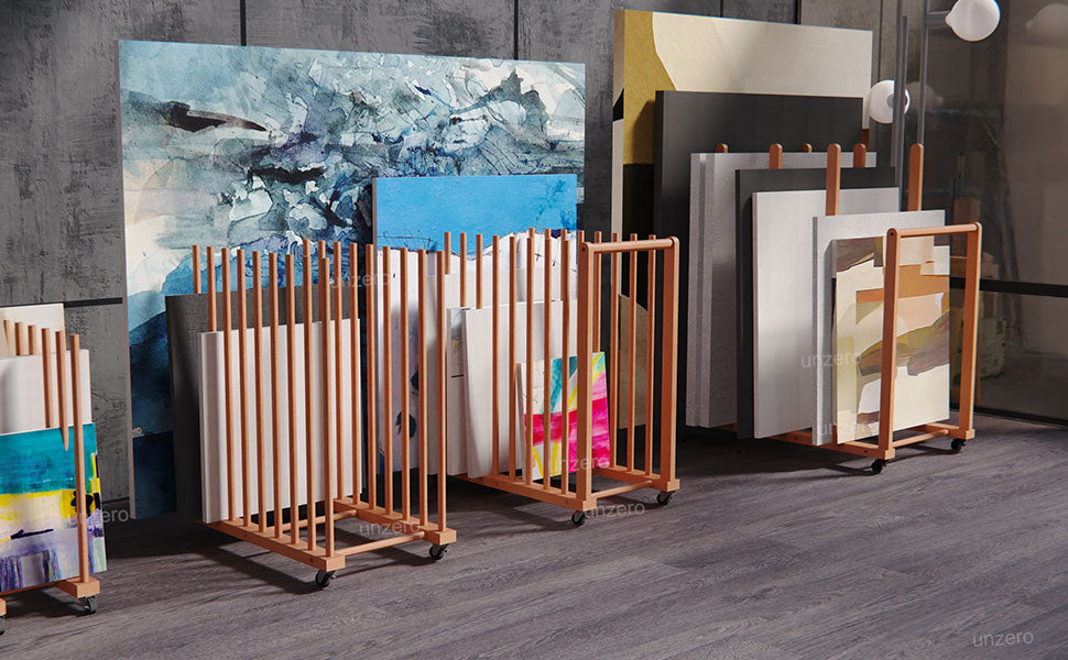 UNZERO art canvas storage rack holder