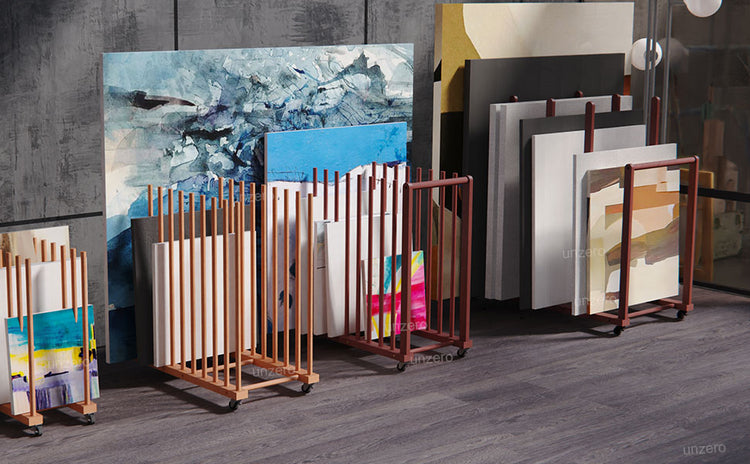 UNZERO art canvas storage rack holder
